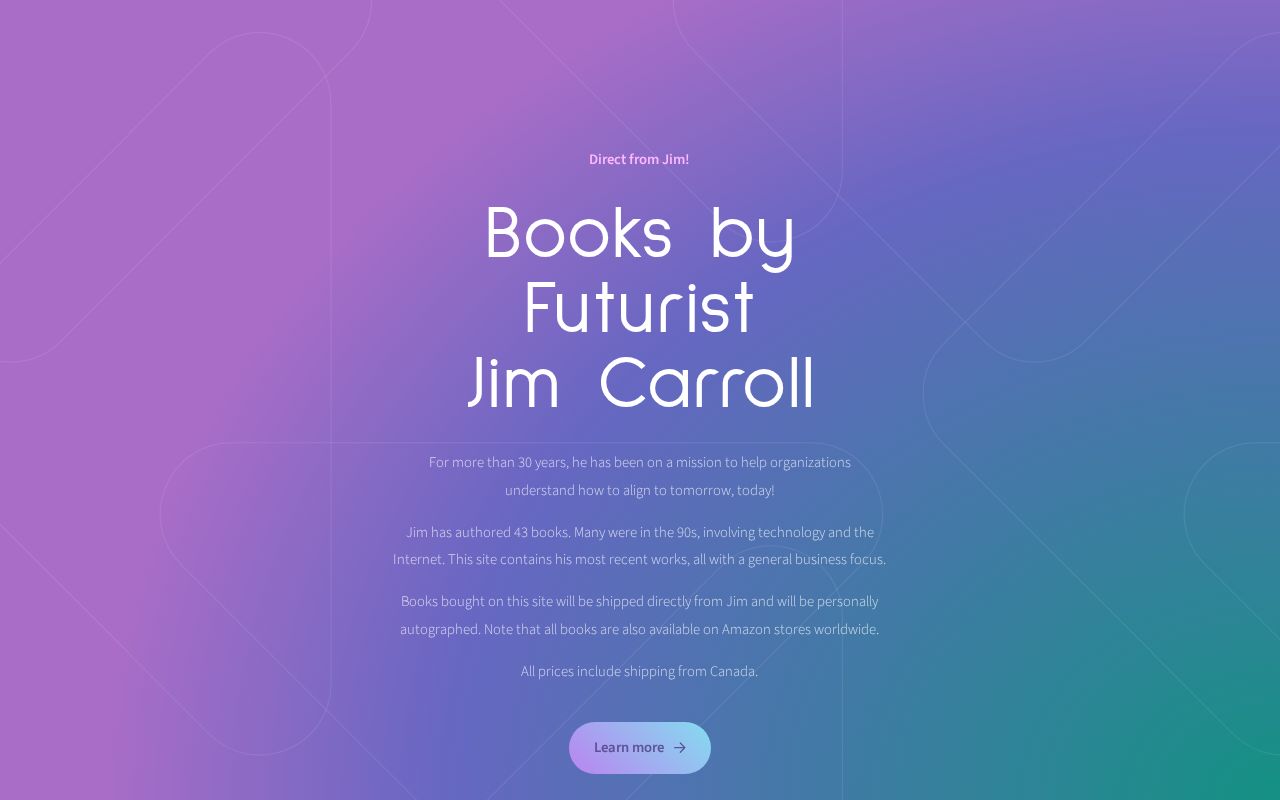 Books by Futurist Jim Carroll